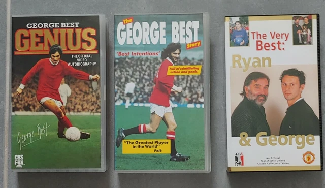 MANCHESTER UNITED - GEORGE BEST VHS VIDEOS x 3 £3.99 - PicClick UK