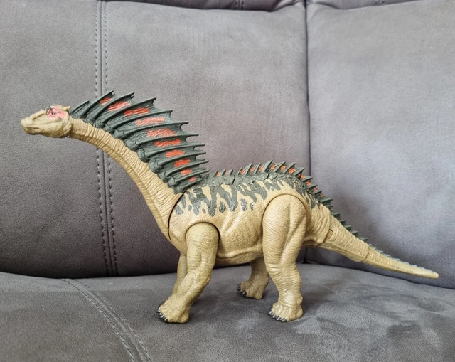 JURASSIC WORLD AMARGASAURUS Dinosaur Figure Mega Dual Attack Large ...