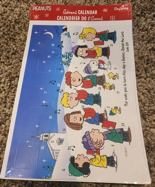 CALENDRIER DE L'AVENT Charlie Brown and Gang par printemps neuf Snoopy ...