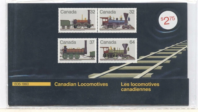 CANADIAN LOCOMOTIVES 1836-1860 - Thematic Collection #22, Set Of 4 ...