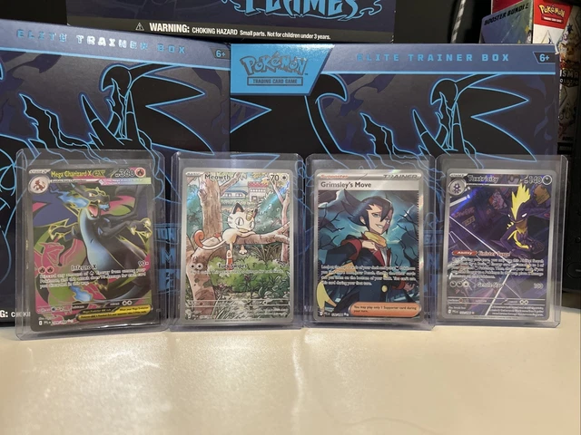 POKEMON PHANTASMAL FLAMES Bundle X4cards Mega Charizard X EX Full Art ...
