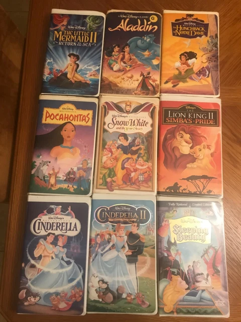 VINTAGE WALT DISNEY VHS tapes Classics-lot of 9 $28.18 - PicClick CA