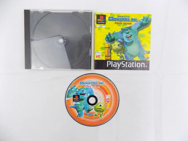 MINT DISC PLAYSTATION 1 Ps1 Monsters Inc. Scare Island - Inc Manual ...