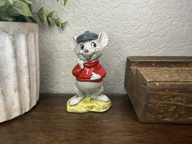 VINTAGE DISNEY JAPAN ceramic the rescuers cartoon mouse Bernard ...