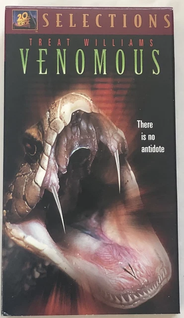 VENOMOUS VHS TAPE Snakes Treat Williams Horror B Movie S2B £5.48 ...