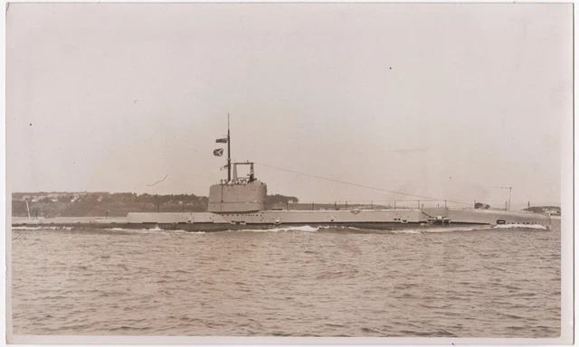 WW2 ORIGINAL PRESS Photo Royal Navy Submarine HMS Shark (54S) Lost 1940 ...