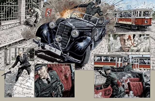 ANTHROPOID SET – Heydrich Assassination Model, 2x T-Shirts - size XL ...