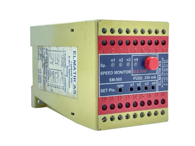 MONITEUR DE VITESSE Elmatic AS SM-505 0-1mA Z:151 EUR 188,89 - PicClick FR