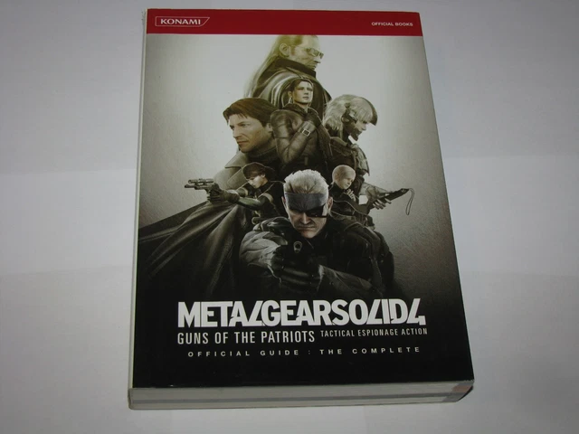METAL GEAR SOLID 4 Patriots Japan PS3 Official Complete Guide Book US ...