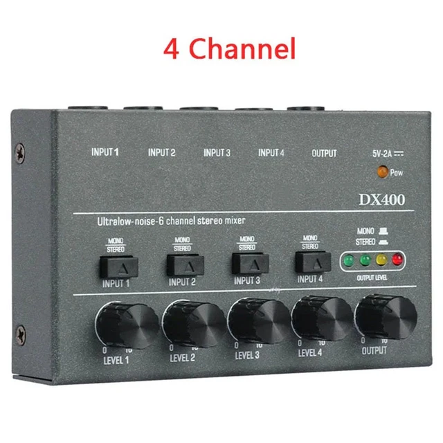 CHANNEL LINE MIXER Enhanced - 4/6/8 Channel Line Mixer - Power Audios ...