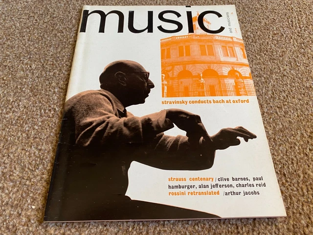 MUSIC AND MUSICIANS Magazine 1964 Jun George Solti. Igor Stravinsky ...