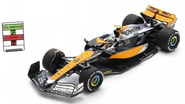 MODEL CAR FORMULA 1 F1 Scale 1:18 spark Mc Laren British Gp 2023 ...