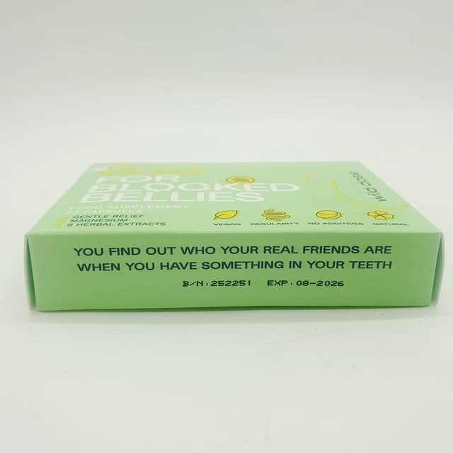 WILD DOSE CAPSULES A Dose for Blocked Bellies 20-Pack Exp 08/26 £18.99 ...