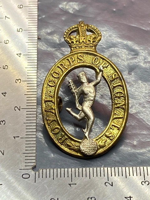 ORIGINAL BRITISH ARMY WW2 Royal Corps of Signals Collar Badge £6.00 ...