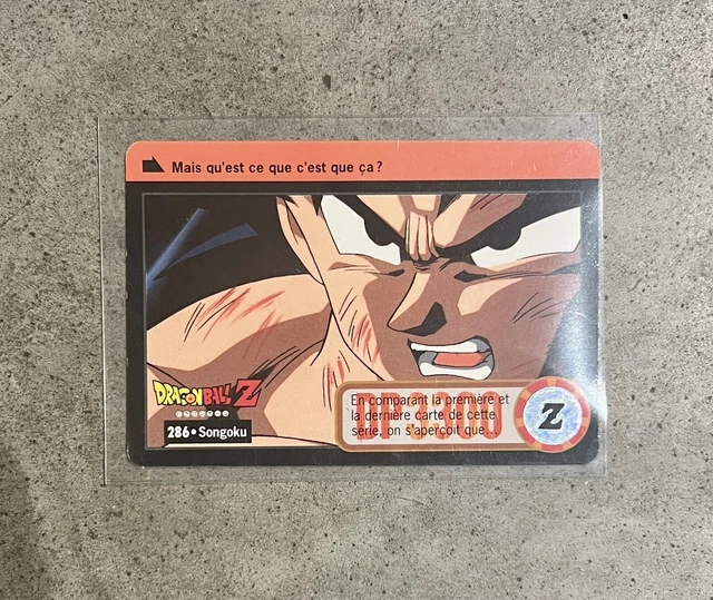 CARTE DRAGON BALL Z Carddass 1995 Bandai Combat 286 Songoku Excellent ...