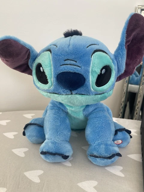 DISNEY PRIMARK LILO & Stitch Blue Light Up Cheeks Soft Toy Comfort ...