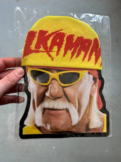 WWF HULK HOGAN Hulkamania Bandana Fancy Dress Yellow/Red Size-One £5.00 ...