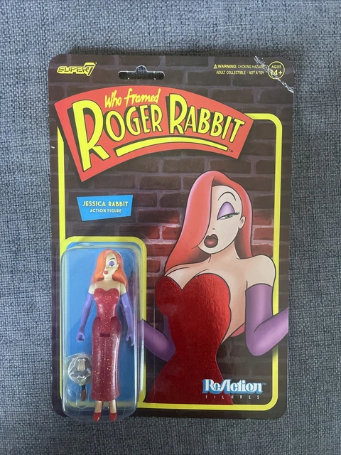 SUPER7 REACTION JESSICA Rabbit 3" Figure Who Framed Roger Rabbit Still ...