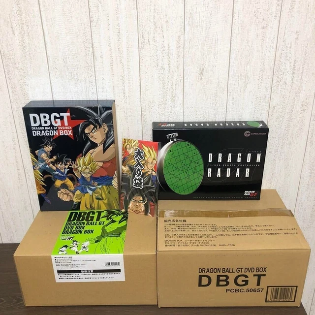 DRAGON BALL GT DRAGON BOX DBGT DVD BOX w/Dragon Rader & Book & Large ...