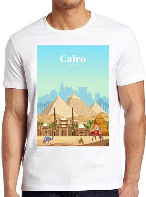 CAIRO EGYPT EGYPTIAN Pyramids Sphinx Funny Meme Vintage Gift Tee T ...