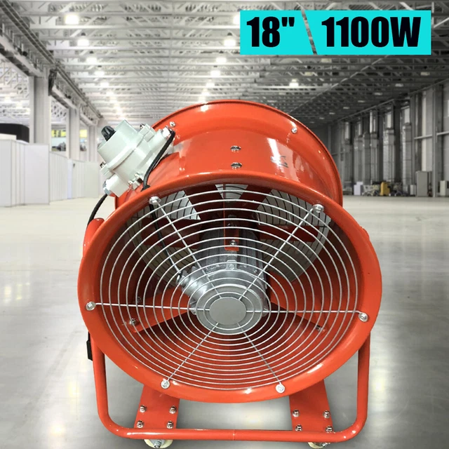 18 INCH EX-AXIAL Ventilator Blower Axial Ventilation Extractor ...
