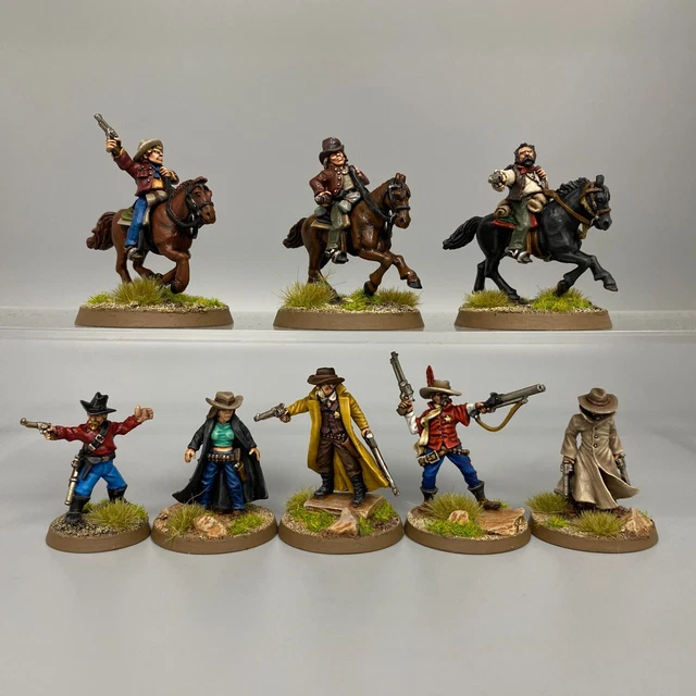 OLD WEST PAINTED Bundle Metal Miniatures 28Mm Dead Mans Hand Legends Of ...