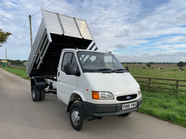 FORD TRANSIT COUNTY 4x4 smiley 2.5 Tipper off-road Rare 4wd high sided ...