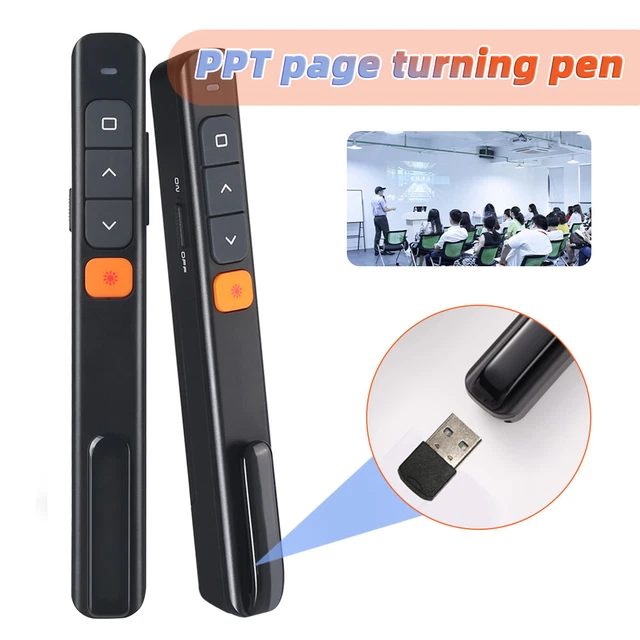 WIRELESS USB PPT Presenter PowerPoint Presentation Remote Control Pen ...