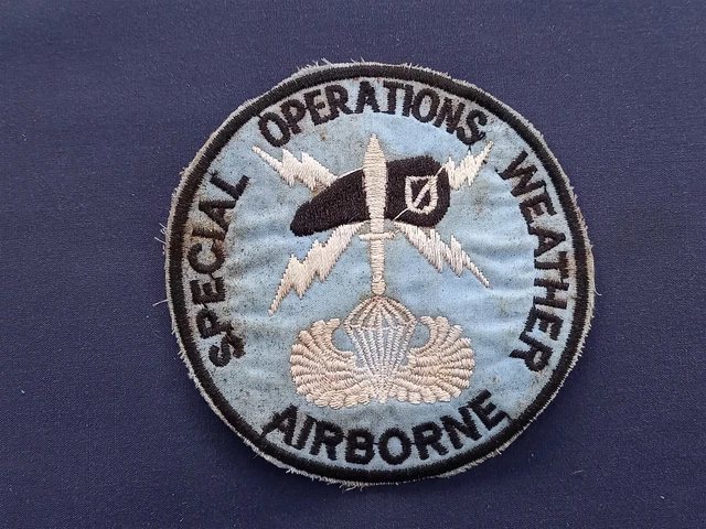 USAF VIETNAM WAR Era Airborne Special Operations Weather Team Cloth ...