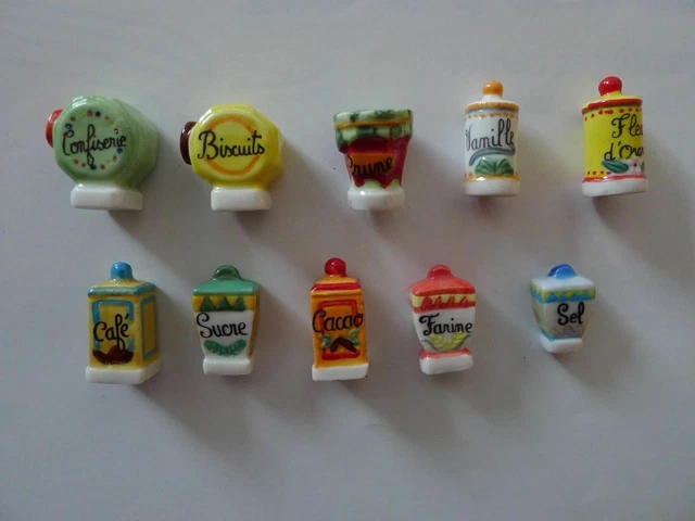 SÉRIE FÈVES POTS petits modèles EUR 11,00 - PicClick FR