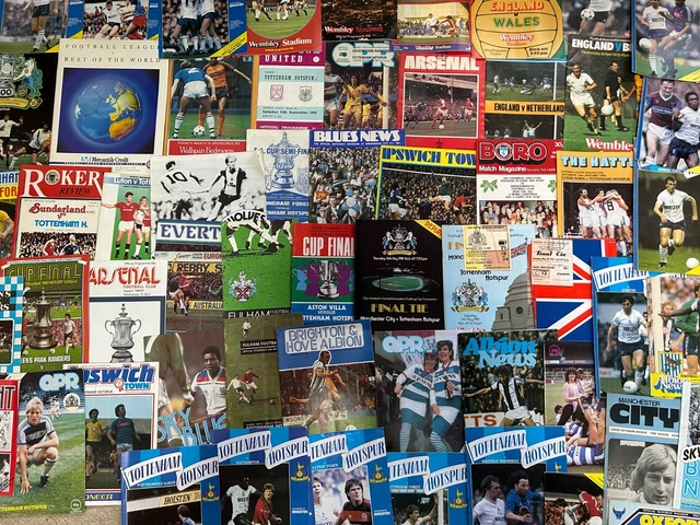 COLLECTION OF OLD Football Programmes and Newspapers from 1960s to ...