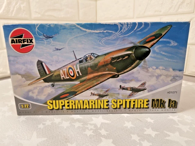 AIRFIX SUPERMARINE SPITFIRE Model Kit Mk.1A Model Kit 1:72 Sealed ...