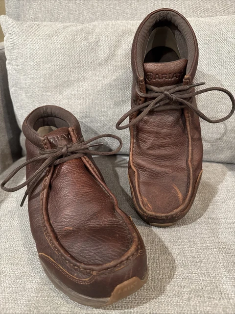 ARIAT SPITFIRE CHUKKA Boots Men’s Size 10.5D Deepest Clay Brown Leather ...