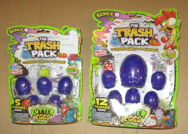 THE TRASH PACK Series 6 Rotten Eggs 12 Pack & 5 Pack (imperfect ...