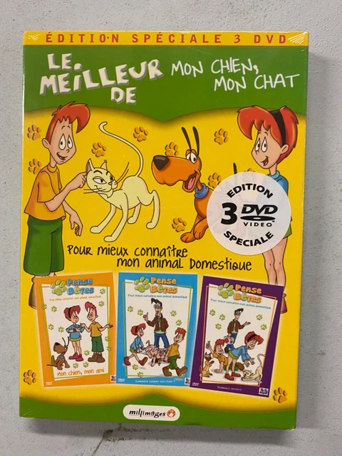 3 DVD FILM Dessin Animé Educatif Le Meilleur De Mon Chien Chat Neuf EUR ...