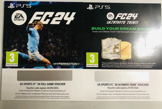 EA SPORTS FC 24 Full Game + Ultimate Team (for PS5) £50.00 - PicClick UK