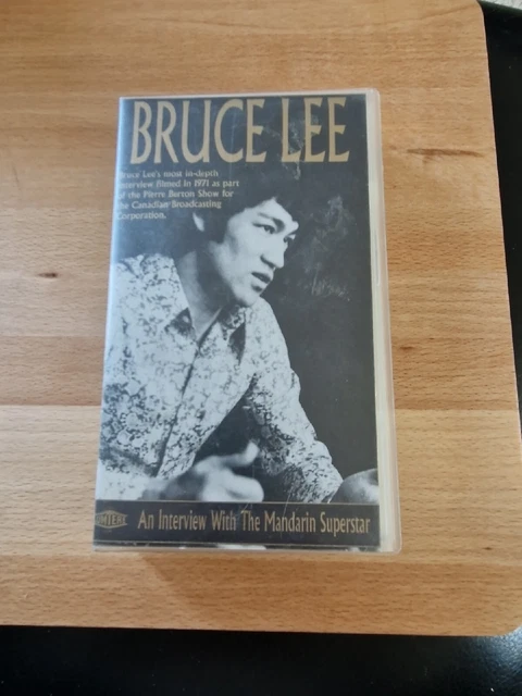 BRUCE LEE ~ An Interview With The Mandarin Superstar 1971 ~ Rare VHS ...