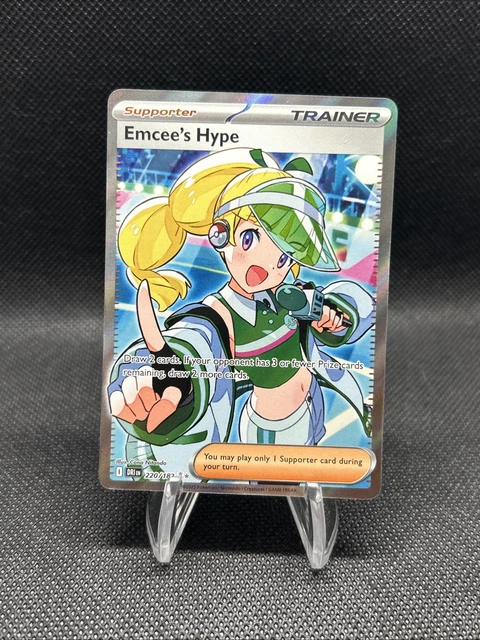 2025 POKÉMON EMCEE’S Hype SV Destined Rivals Ultra Rare #220/182 Near ...
