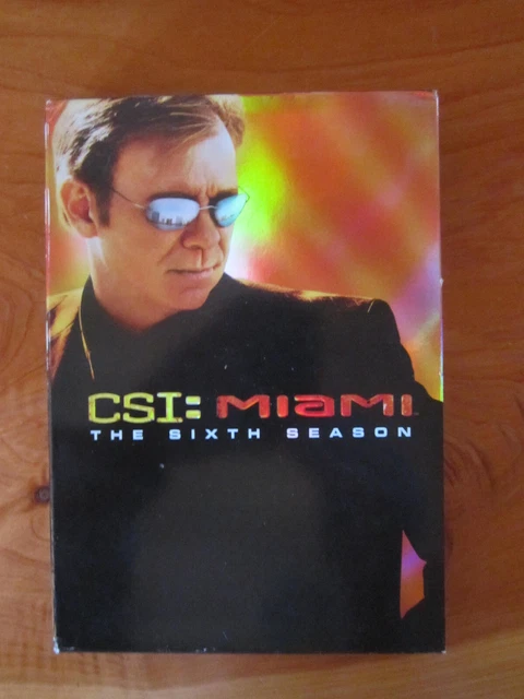 DVD CSI MIAMI The Sixth Season Box Set Great ** Must See ** EUR 1,52 ...