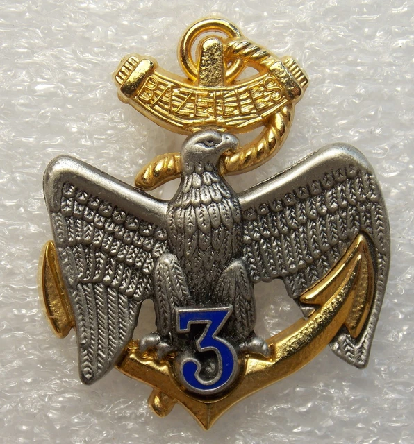 FRANCE INSIGNE 3 Eme Regiment D'infanterie De Marine Bazeilles Ab Edition Atlas EUR 3,49 ...