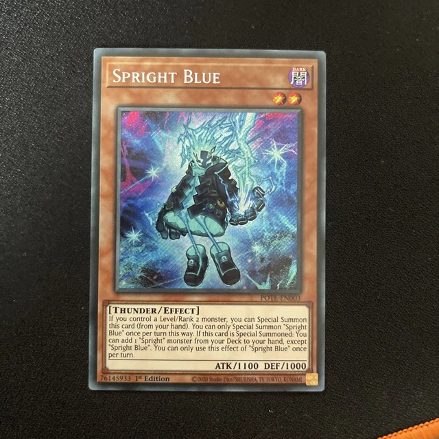 YU-GI-OH! TCG SPRIGHT Blue Power of the Elements POTE-EN003 1st Edition ...