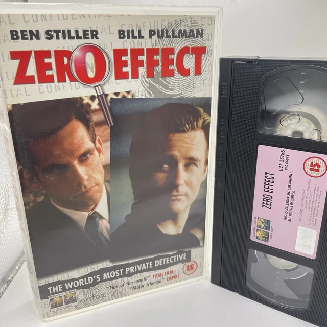 ZERO EFFECT VHS (PAL) with Ben Stiller and Bill Pullman RARE £6.75 ...
