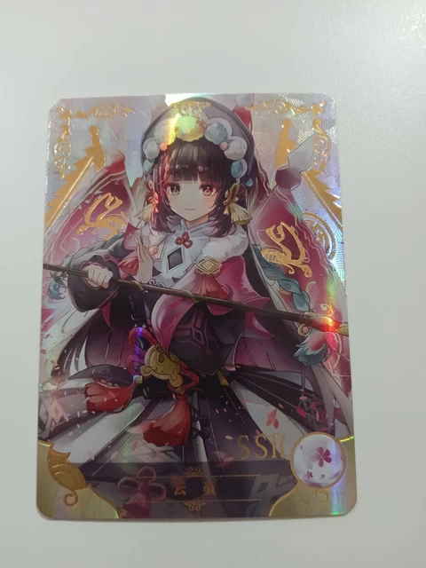 YUN JIN SSR Fate Genshin Impact game Goddess Story Card 5M05 063 anime ...