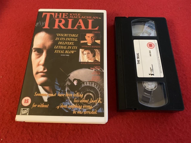 THE TRIAL RARE Big Box Ex Rental Vhs Video Tested Kyle Maclachlan Free ...
