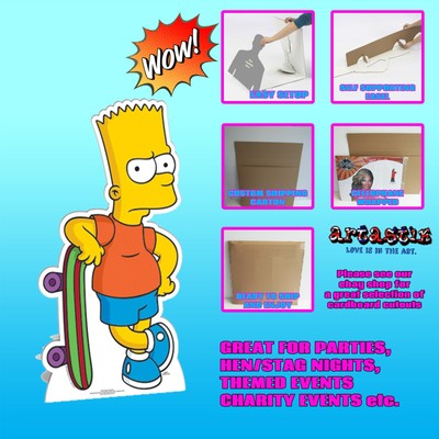 BART SIMPSON THE Simpsons LIFESIZE CARDBOARD CUTOUT SC611 £24.00 ...