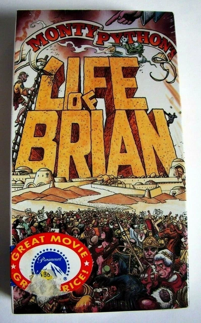 MONTY PYTHON'S LIFE of Brian VHS 1979 britischer Komödie Kult Klassiker ...