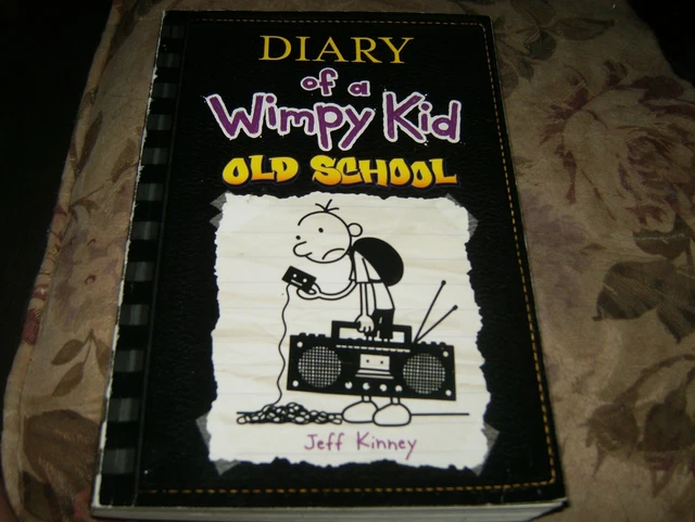 DIARY OF A Wimpy Kid Old School by Jeff Kinney Softcover Book#10, Good ...