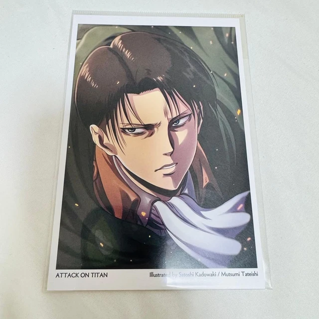 ATTACK ON TITAN Levi WIT STUDIO Caravan Cartolina mai aperta未開封 EUR 170 ...