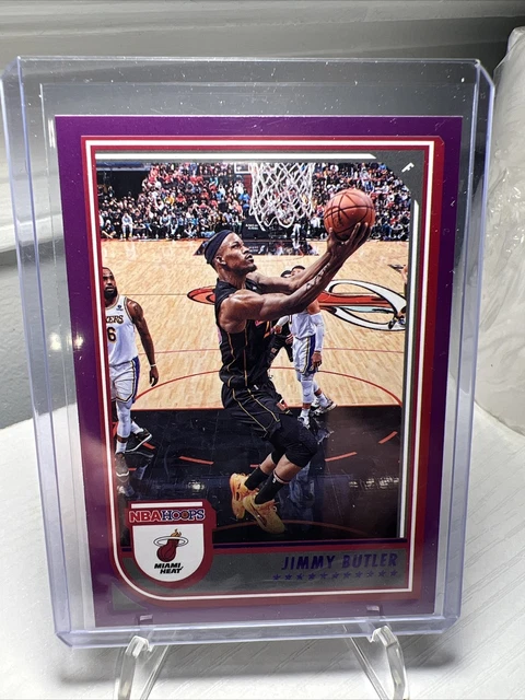 JIMMY BUTLER 2022 Hoops violet #99 Miami Heat NBA séries éliminatoires ...