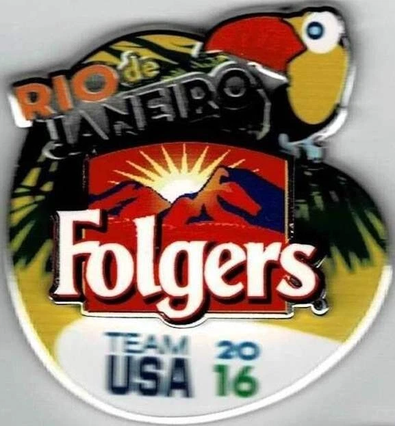 RARE 2016 RIO FOLGERS USA Olympic Team NOC Prototype Pin-on-Pin $34.95 ...